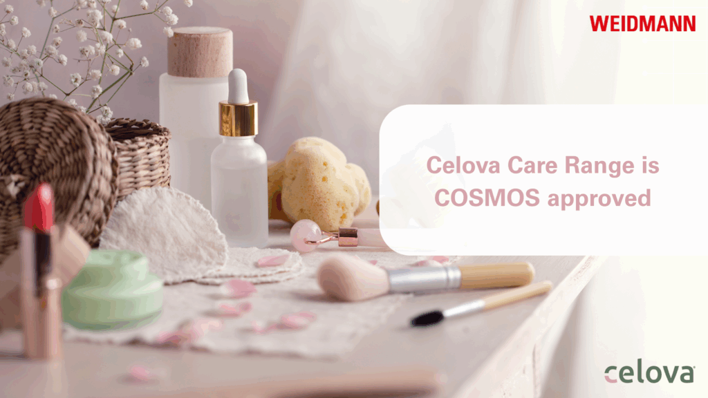 Celova Care Range is COSMOS Approved - Weidmann Group